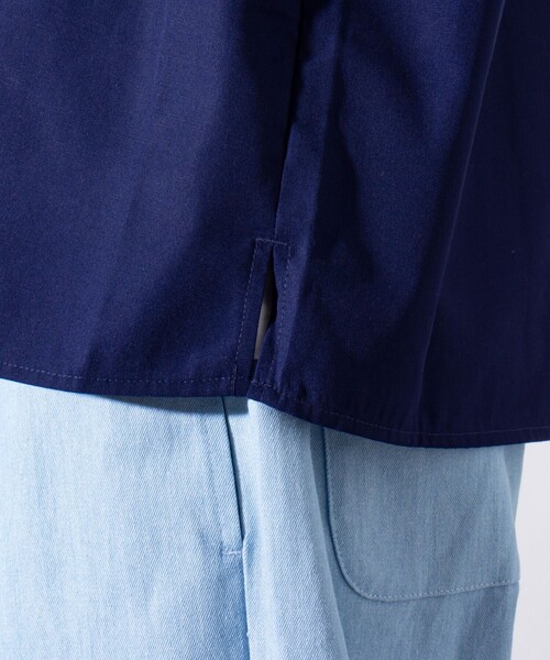 UNIVERSAL OVERALL（ユニバーサルオーバーオール）の「【限定展開】【UNIVERSAL OVERALL/ユニバーサルオーバーオール】 ハーフ ZIP SHIRTS 半袖シャツ ...