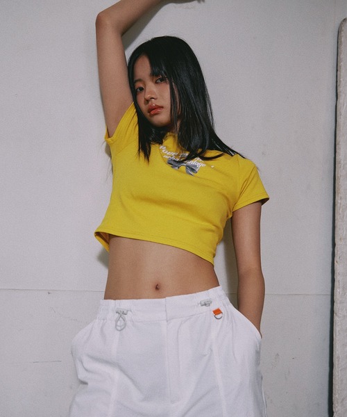 ACLENT（アクレント）の「リボンロゴミニT（Tシャツ/カットソー）」 - WEAR