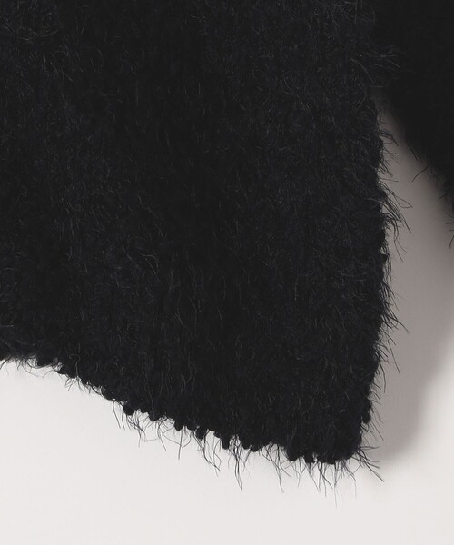 セール】quaranciel:〈手洗い可能〉ネップツイード Vネック ニット