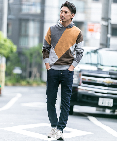 URBAN RESEARCH ROSSO MEN（アーバンリサーチロッソメン）の「クレイジーパターンスウェットパーカー（パーカー）」 - WEAR