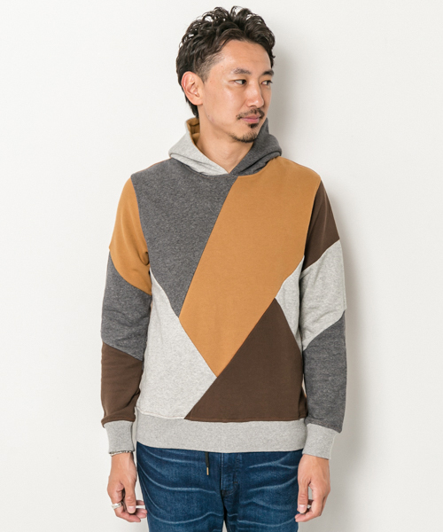 URBAN RESEARCH ROSSO MEN（アーバンリサーチロッソメン）の「クレイジーパターンスウェットパーカー（パーカー）」 - WEAR