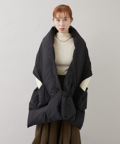 CLOCHE（クロシェ）の「cloche ポケット付ダウンストール（ストール/ショール）」 - WEAR