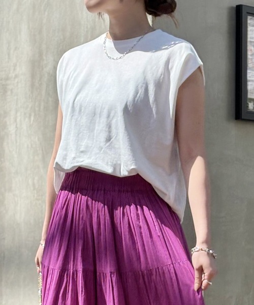 un dix cors（アンディコール）の「スムース肩タックプルオーバー（Tシャツ/カットソー）」 - WEAR