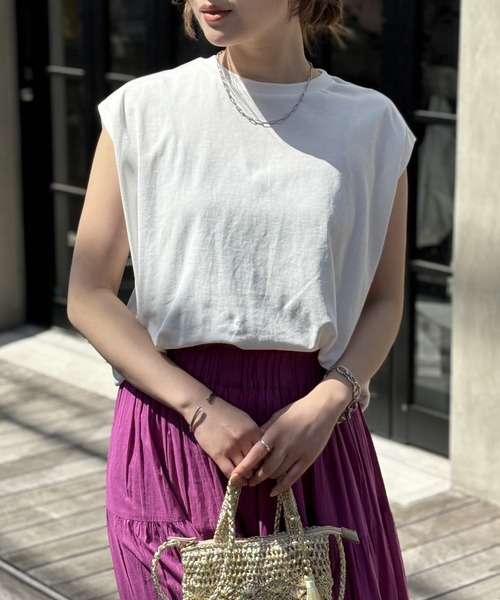 un dix cors（アンディコール）の「スムース肩タックプルオーバー（Tシャツ/カットソー）」 - WEAR