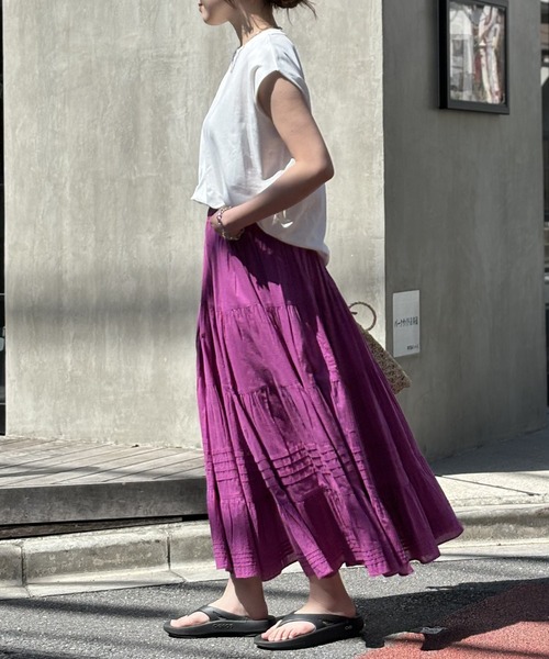 un dix cors（アンディコール）の「スムース肩タックプルオーバー（Tシャツ/カットソー）」 - WEAR