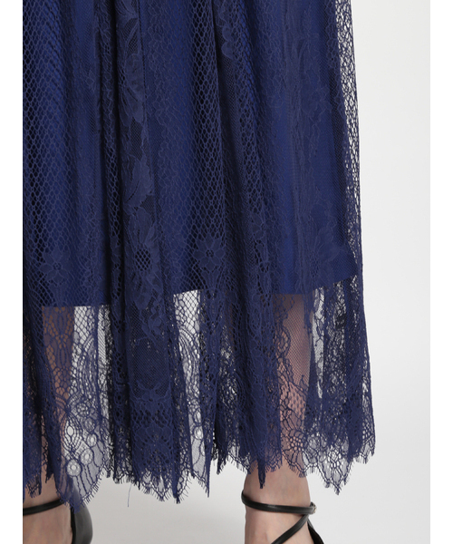 FRAY I.D（フレイアイディー）の「レースロングドレス（ドレス）」 - WEAR