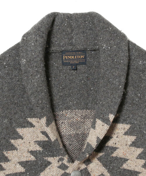 B:MING by BEAMS（ビーミングバイビームス）の「PENDLETON × B:MING by BEAMS / 別注 ニット ガウン 20AW（カーディガン/ボレロ）」 - WEAR