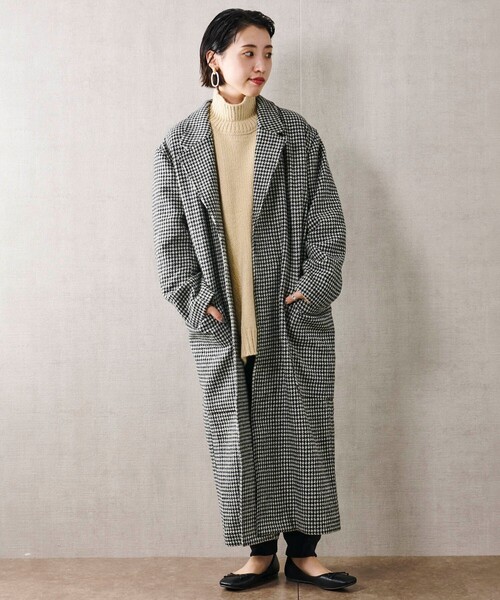 【セール/ブランド古着】【Franklin&Marshall】チェスターコート【HARRIS TWEEDコラボ】（チェスターコート ...