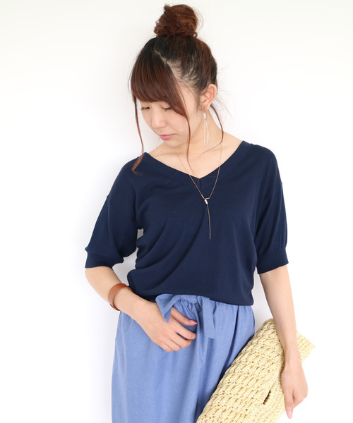 N.（N. Natural Beauty Basic）（エヌエヌナチュラルビューティーベーシック）の「綿モダールハイツイストニット（ニット ...