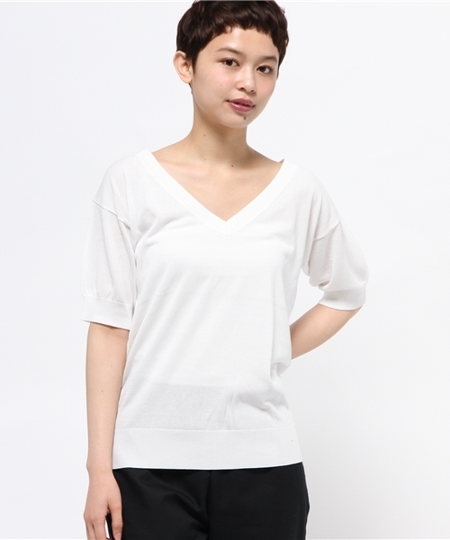 N.（N. Natural Beauty Basic）（エヌエヌナチュラルビューティーベーシック）の「綿モダールハイツイストニット（ニット ...