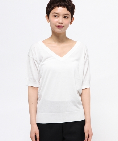 N.（N. Natural Beauty Basic）（エヌエヌナチュラルビューティーベーシック）の「綿モダールハイツイストニット（ニット ...