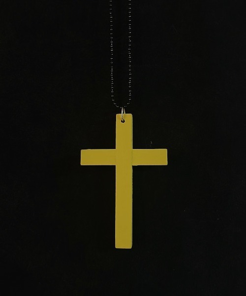 NO WAY（ノーウェイ）の「/カラーウッドクロスモチーフボールチェーンネックレス/Y2K 平成ギャル 地雷系（MA/EK244）（ネックレス ...