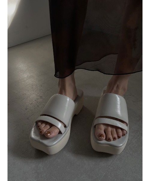 AMERI（アメリ）の「MEDI PLATFORM WAVE SANDALS（サンダル）」 - WEAR
