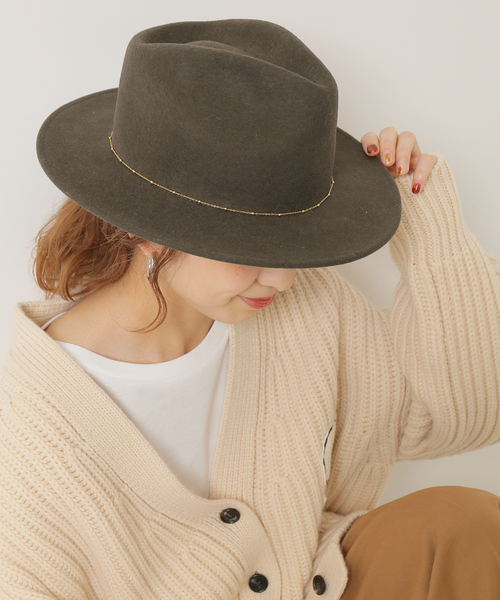 【セール】【VAN PALMA/ヴァン パルマ】 WOOL HAT CRUSHABLE GOLD PLATED（ハット）｜Spick ...