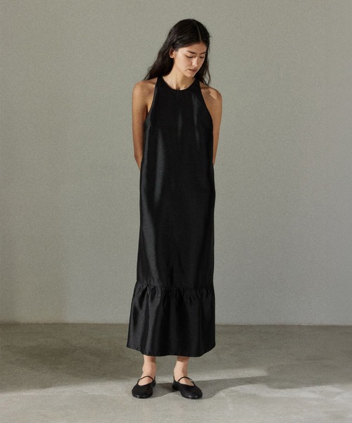 ELCY（エルシー）の「【ELCY】ホルターネックノースリーブAラインワンピースドレス（ワンピース）」 - WEAR