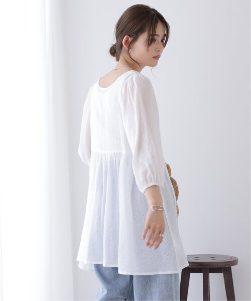 frames RAY CASSIN（フレームスレイカズン）の「2WAY切替フレアチュニックブラウス（シャツ/ブラウス）」 - WEAR