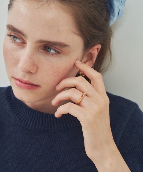 whim（ウィム）の「【HOT】Tiny Stone Embed Ring（リング）」 - WEAR