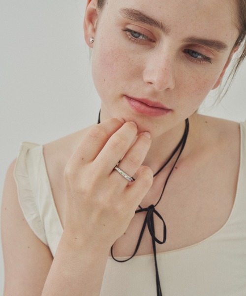 whim（ウィム）の「【HOT】Tiny Stone Embed Ring（リング）」 - WEAR