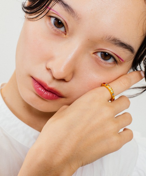 whim（ウィム）の「【HOT】Tiny Stone Embed Ring（リング）」 - WEAR