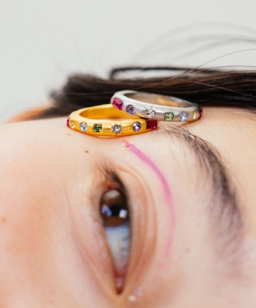 whim（ウィム）の「【HOT】Tiny Stone Embed Ring（リング）」 - WEAR