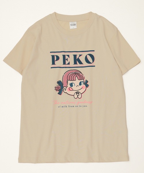 sanrio（サンリオ）の「【ペコちゃん/PEKO】天竺 BOXシルエット プリント 半袖Tシャツ（Tシャツ/カットソー）」 - WEAR