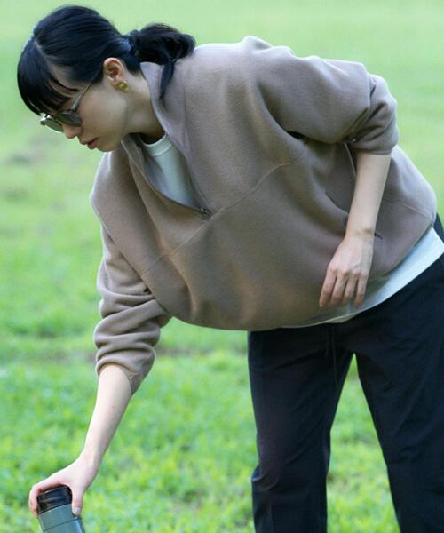 green label relaxing（グリーンレーベルリラクシング）の「[ Tanacana (タナカーナ) ] SC フリース ハーフ ジップ プルオーバー カットソー（Tシャツ ...