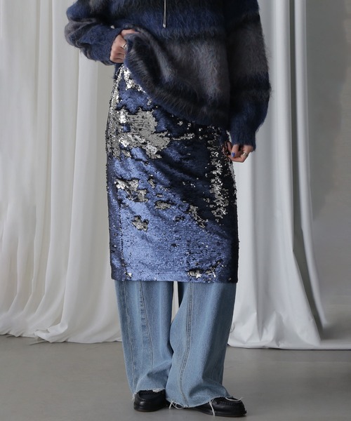 【セール】SPANGLE SKIRT（スカート）｜ROSE BUD（ローズバッド）のファッション通販 - ZOZOTOWN
