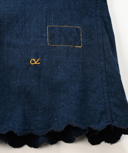 45R（フォーティファイブアール）の「インドカディデニムのレースdeTシャツ（藍）（シャツ/ブラウス）」 - WEAR