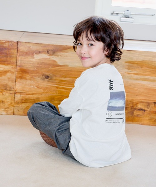 GLOBAL WORK（グローバルワーク）の「ヘビロッTEE／プリント長袖/907682（Tシャツ/カットソー）」 - WEAR