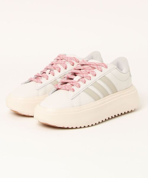 【セール】adidas アディダス GRAND COURT PLATFORM W グランドコート プラットフォーム W IE1094 ALUM ...