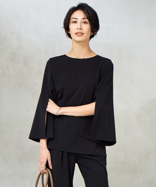 ICB（アイシービー）の「【新色追加・防シワ・速乾・洗える】Fied スリットスリーブブラウス（シャツ/ブラウス）」 - WEAR