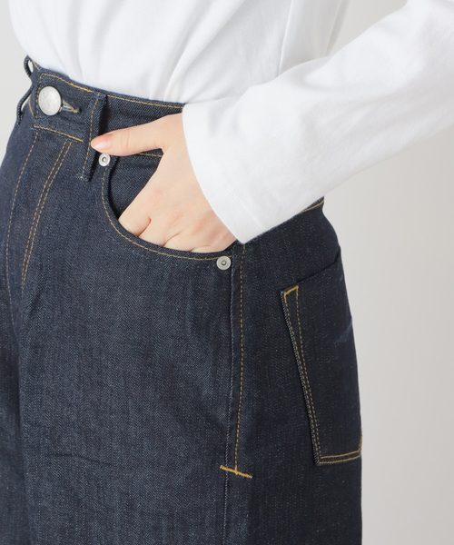 IENA（イエナ）の「【YANUK/ヤヌーク】JOAN LOOSE STRAIGHT OWI デニムパンツ（デニムパンツ）」 - WEAR