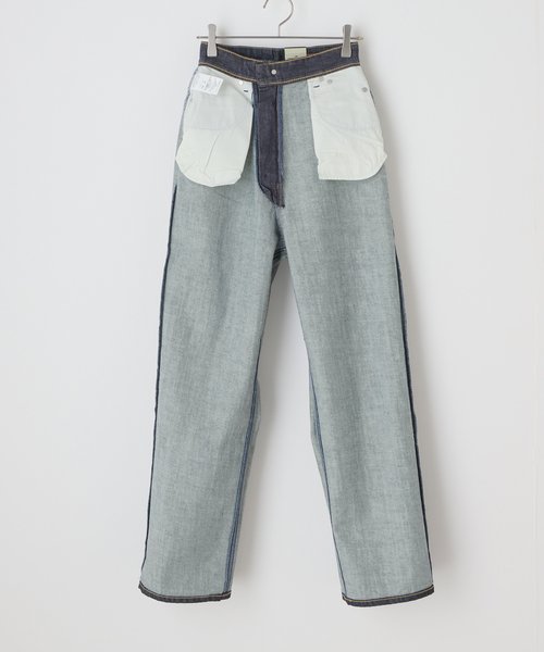 IENA（イエナ）の「【YANUK/ヤヌーク】JOAN LOOSE STRAIGHT OWI デニムパンツ（デニムパンツ）」 - WEAR