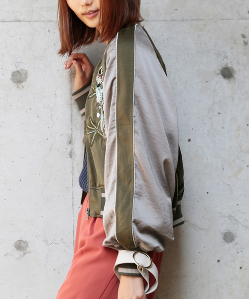 AMERI（アメリ）の「LILLY BELL SOUVENIR JACKET（スカジャン）」 - WEAR