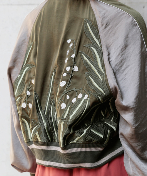 AMERI（アメリ）の「LILLY BELL SOUVENIR JACKET（スカジャン）」 - WEAR
