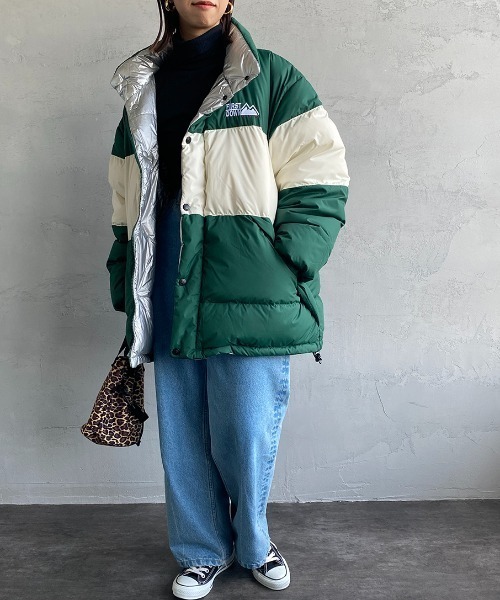 FIRST DOWN（ファーストダウン）の「[FIRST DOWN/ファーストダウン] SWITCH リバーシブルダウンジャケット（ダウンジャケット/コート）」 - WEAR