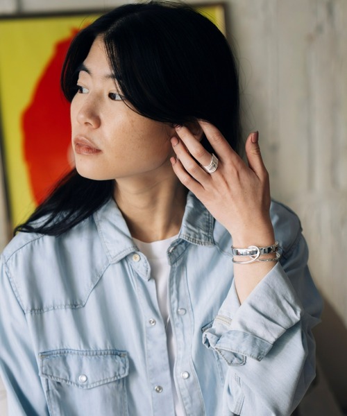 Nothing And Others（ナッシングアンドアザーズ）の「「Nothing And Others/ナッシングアンドアザーズ」Parallel line Bangle（バングル/リスト ...