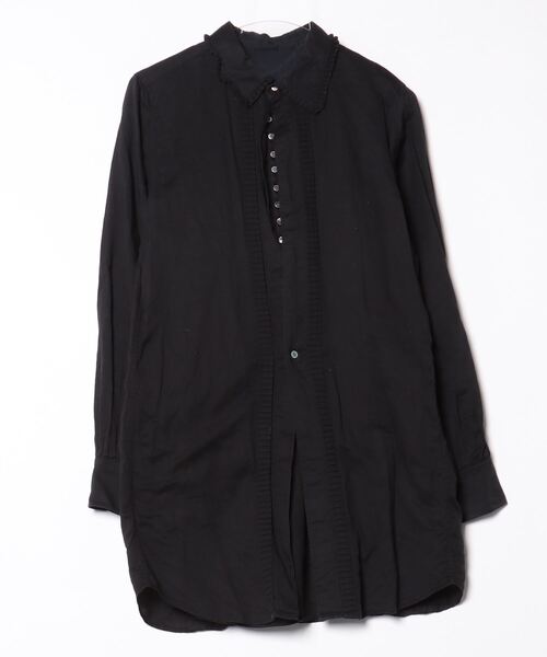 【ブランド古着】フリルシャツワンピース（シャツワンピース）｜ZUCCa（ズッカ）のファッション通販 - ZOZOUSED