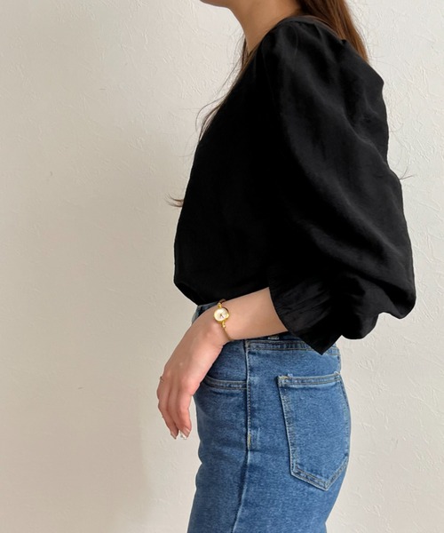 ISOOK（アイスー）の「【ZOZOTOWN限定】Sheer balloon sleeve blouse / シアーバルーンスリーブブラウス（シャツ/ブラウス）」 - WEAR