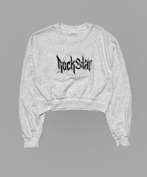 jiasecond.（ジアセカンド）の「Rockstar cropped sweat pullover / Rockstarクロップド ...