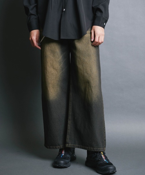 COMMON WARE（コモンウェアー）の「COMMONWARE:WALLET CHAIN 10.5oz OVER DYED DENIM/ウォレットコード チェーン付き オーバー ダイ デニム ...