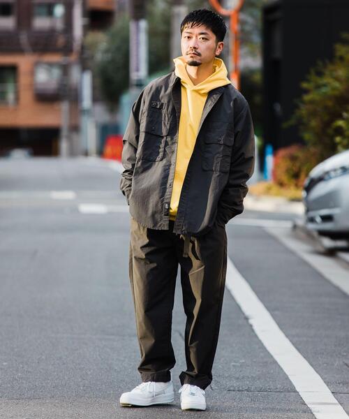 green label relaxing（グリーンレーベルリラクシング）の「★ [ GLR/ lab ] ナイロン コットン ワークシャツ ...