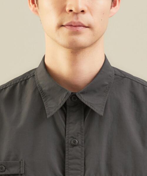 green label relaxing（グリーンレーベルリラクシング）の「★ [ GLR/ lab ] ナイロン コットン ワークシャツ ...