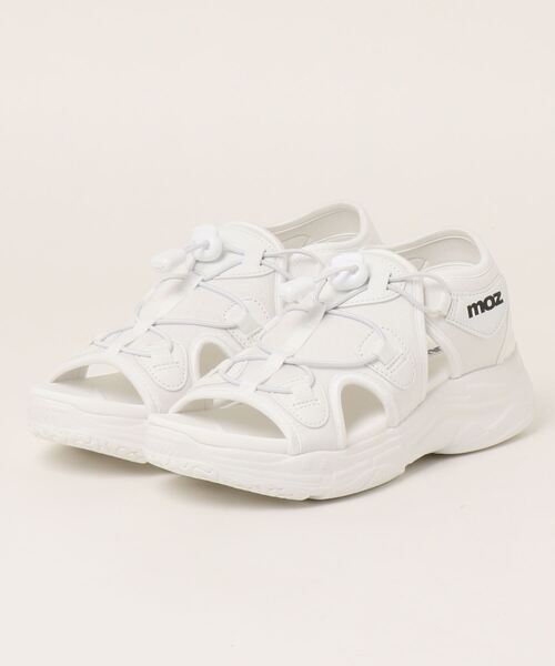 moz（モズ）の「moz(モズ) 厚底レースアップスポーツサンダル（サンダル）」 - WEAR