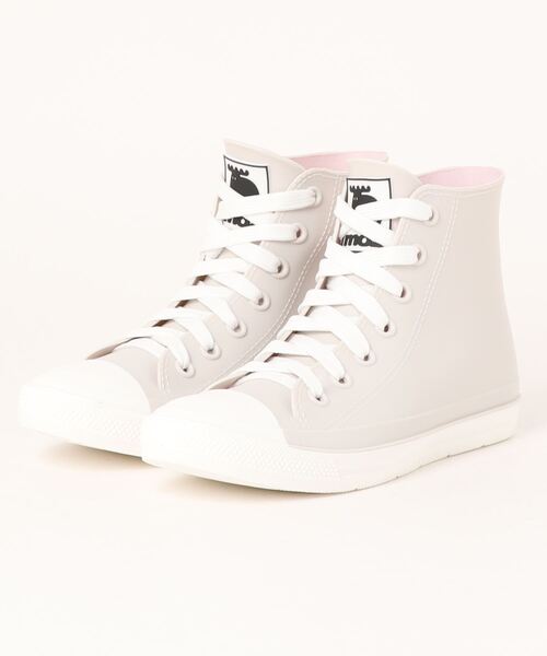 ASBee（アスビー）の「moz モズ レディース レインスニーカー【完全防水】ハイカット MZ-8417（レインシューズ）」 - WEAR