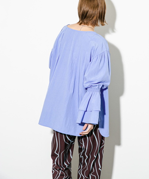 KBF（ケイビーエフ）の「2WAYフレアスリーブブラウス（シャツ/ブラウス）」 - WEAR