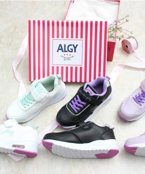 ALGY（アルジー）の「（ALGY）ロゴ入り エアクッションスニーカー（スニーカー）」 - WEAR