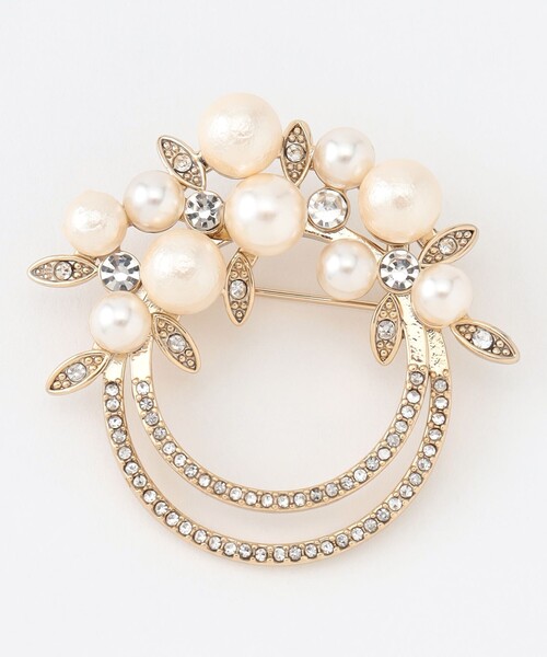 【WEB限定カラーあり】リースブーケ ブローチ（ブローチ/コサージュ）｜J.PRESS（ジェイプレス）のファッション通販 - ZOZOTOWN