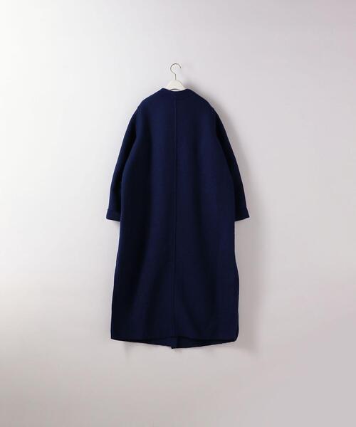 Steven Alan（スティーブンアラン）の「＜forte_forte＞NO COLLAR SIDE SLIT COAT/コート Ψ （ノー ...