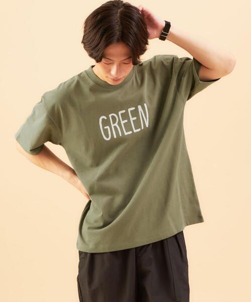 green label relaxing（グリーンレーベルリラクシング）の「★ [ GLR/ lab ] OGC ロゴ クルーネック Tシャツ ...